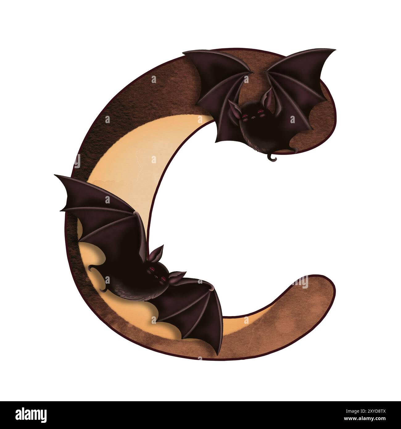 Cartoon letter c hi-res stock photography and images - Alamy