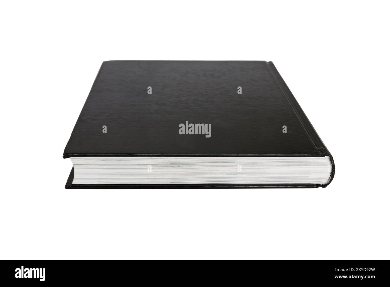 black book isolated on white background Stock Photo - Alamy