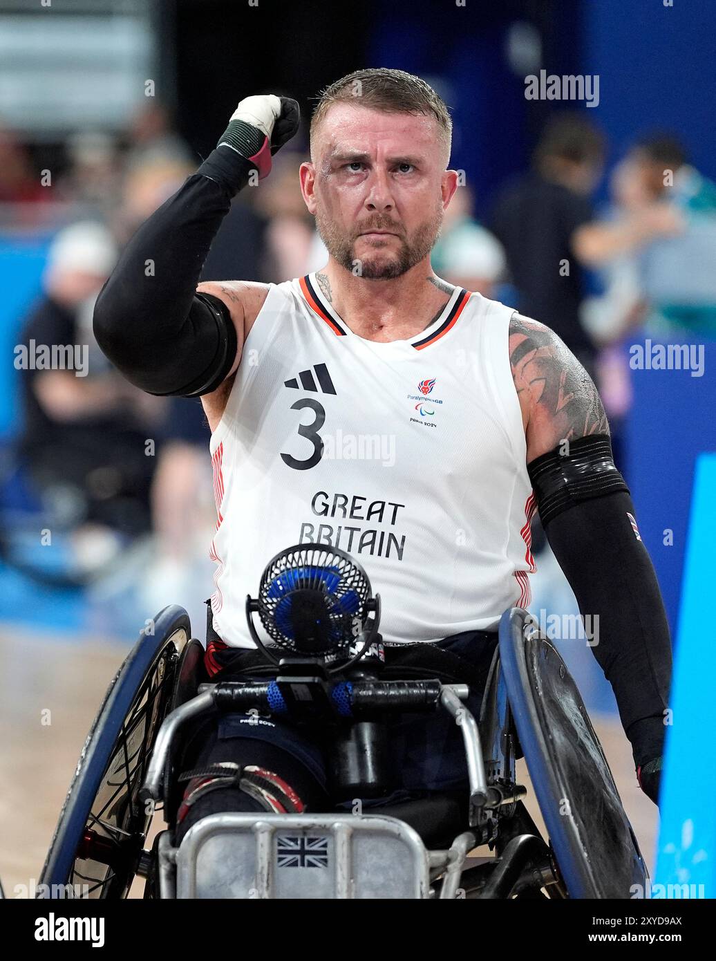 Great Britain's Stuart Robinson after beating Australia in the ...