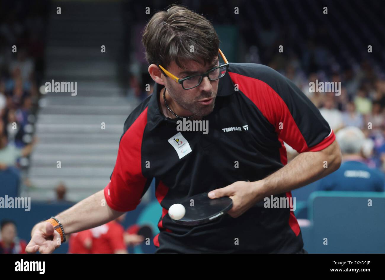 Paris, France. 29th Aug, 2024. Belgian Marc Ledoux pictured in action ...