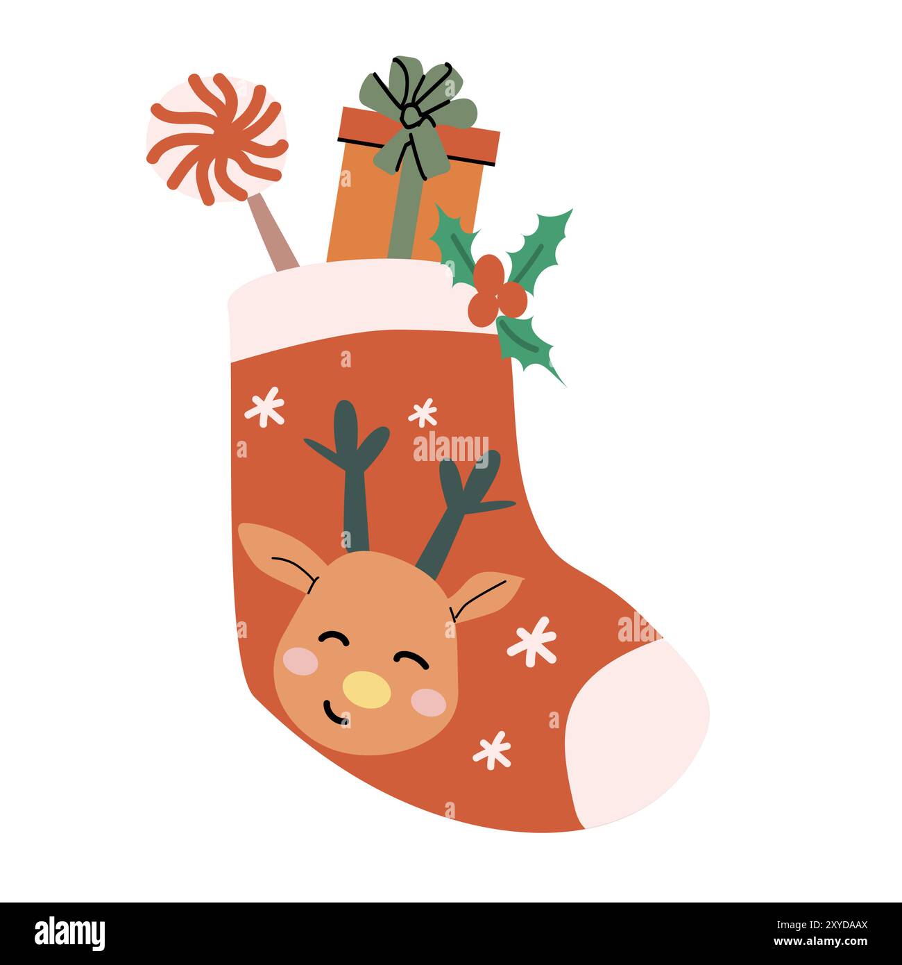 Present art isolated winter Stock Vector Images - Alamy