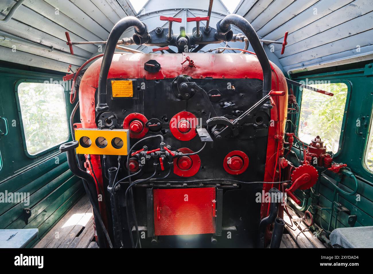 Diesel locomotive controls hi-res stock photography and images - Alamy