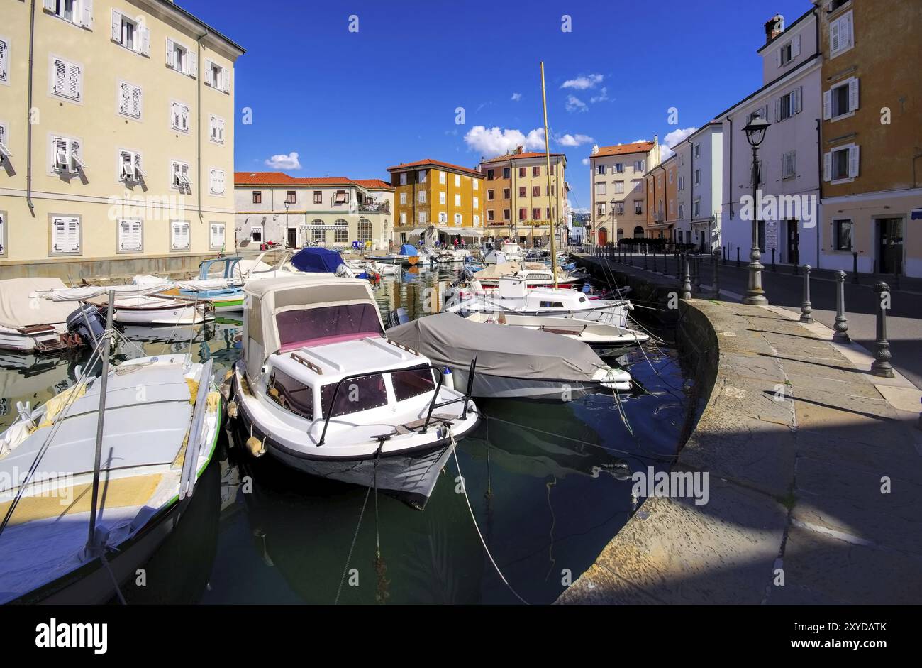 Muggia harbour, Muggia harbour 01 Stock Photo - Alamy