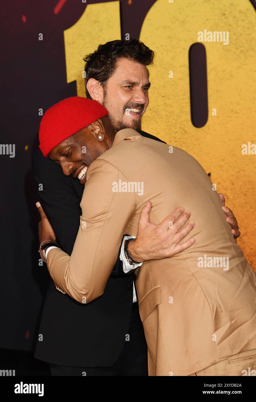 LOS ANGELES, CALIFORNIA - AUGUST 27: Tyrese Gibson and Ariel Vromen ...