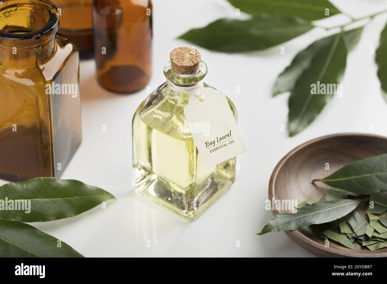 Bay essential oil bay oil hi-res stock photography and images - Alamy