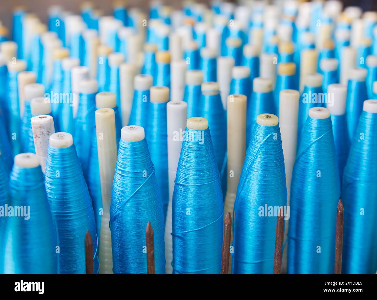Silk weaving bobbin hi-res stock photography and images - Alamy