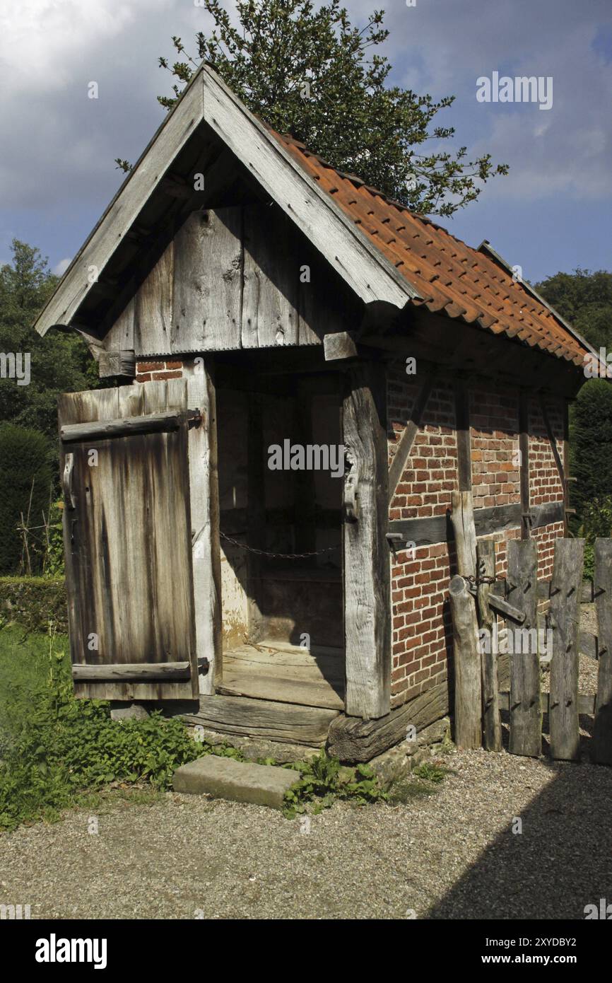 Historic toilet building (outhouse Stock Photo - Alamy