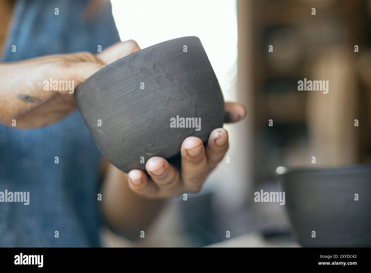 Ceramic workshop. The process of creating pottery Stock Photo - Alamy
