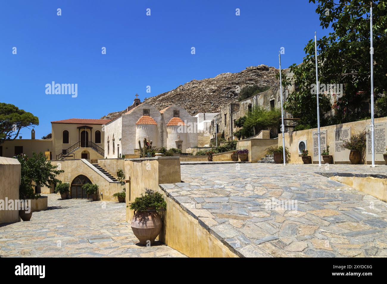 Preveli Monastery, Crete Stock Photo - Alamy