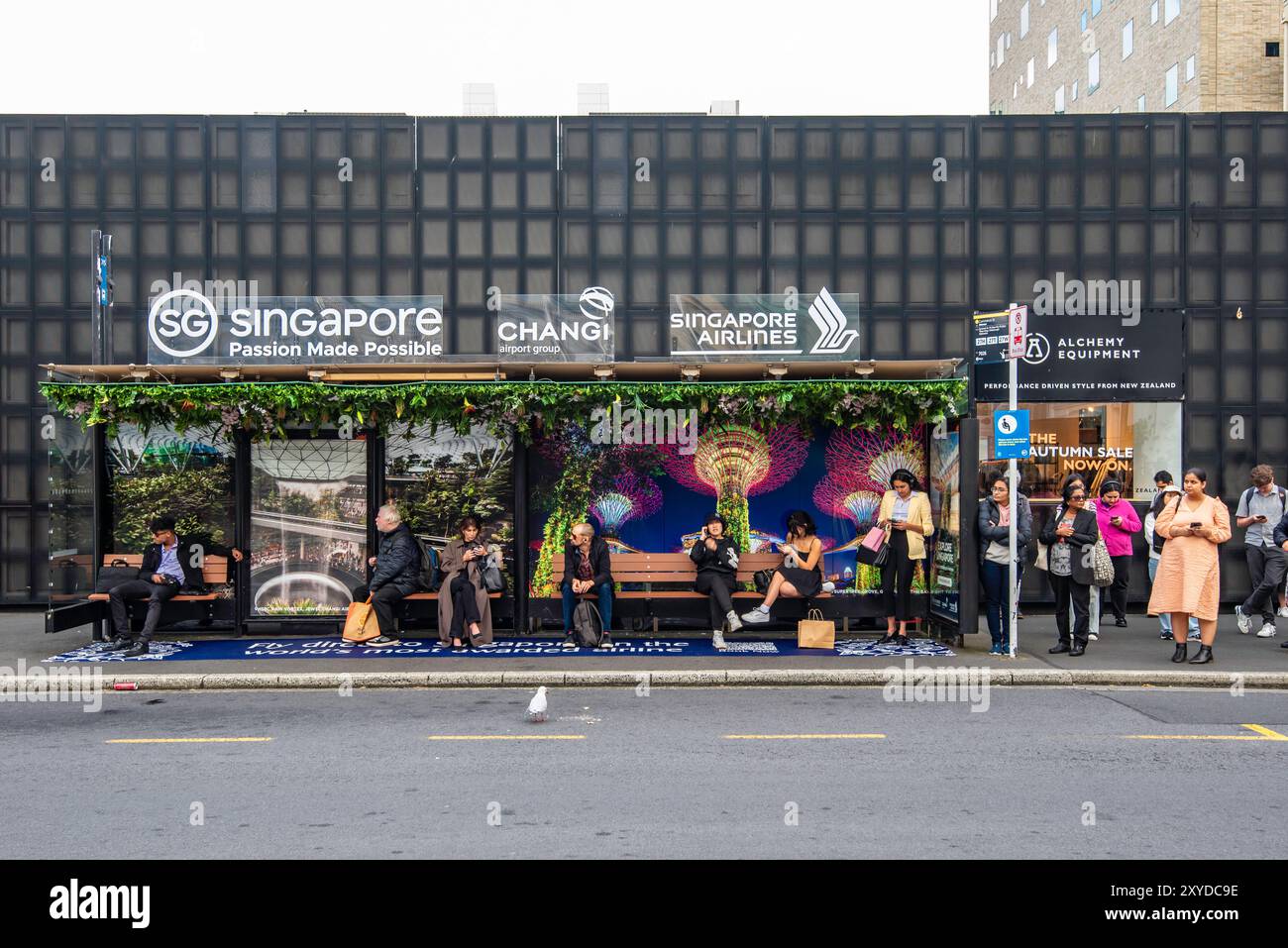 Auckland bus stops hi-res stock photography and images - Alamy