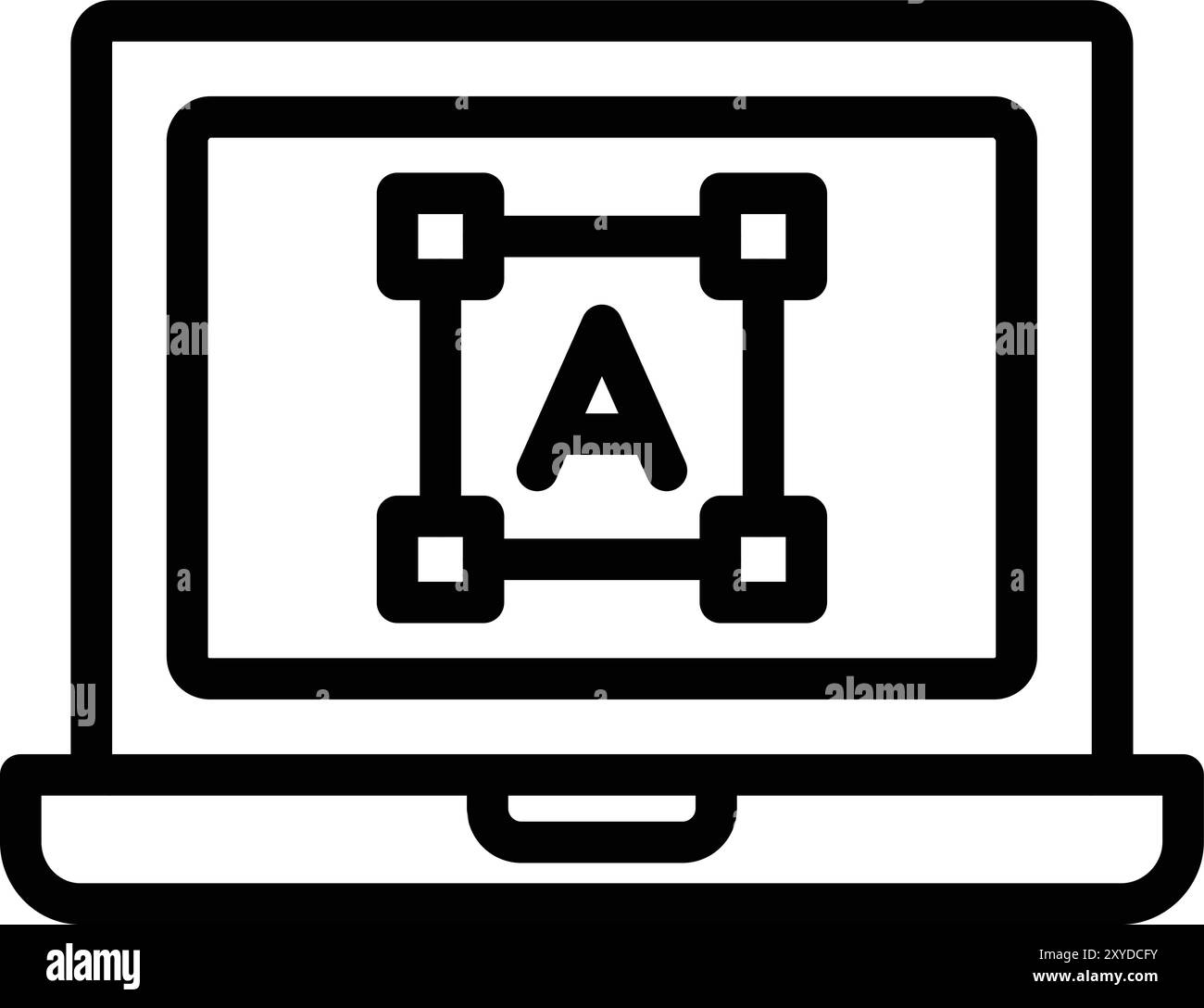 Set editable vector text Black and White Stock Photos & Images - Alamy