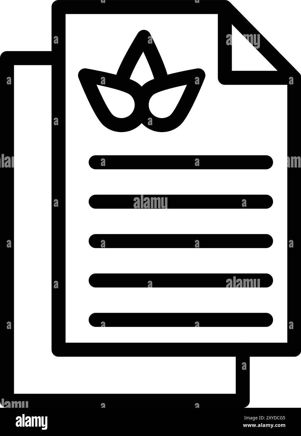 Paper Vector Icon Design Illustration Stock Vector Image & Art - Alamy