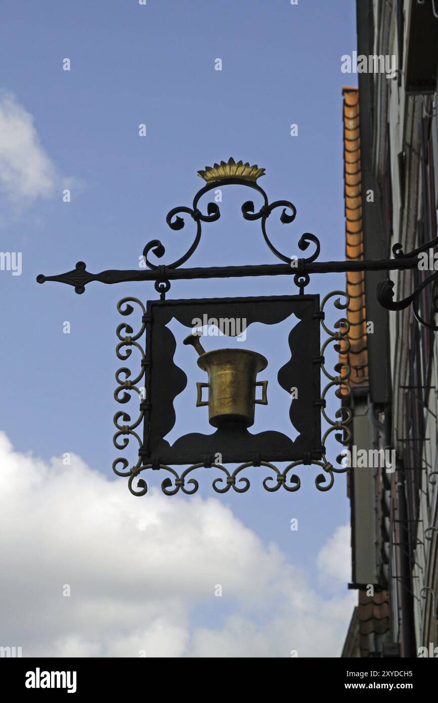 Pharmacy sign in Rinteln Stock Photo - Alamy