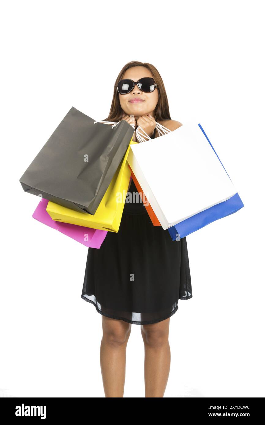 Playful chinese asian female resting hi-res stock photography and ...