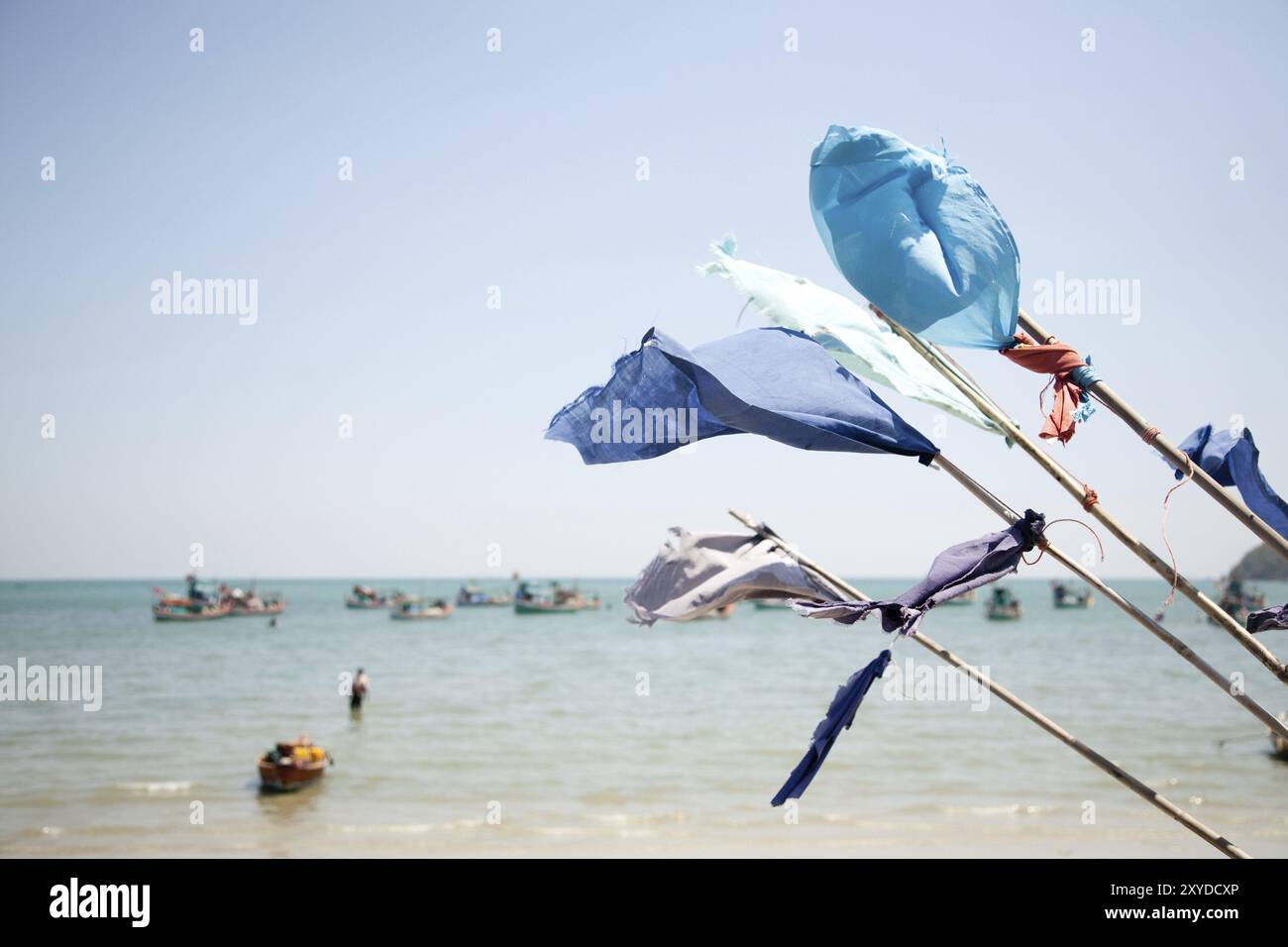 Flags by the sea hi-res stock photography and images - Alamy