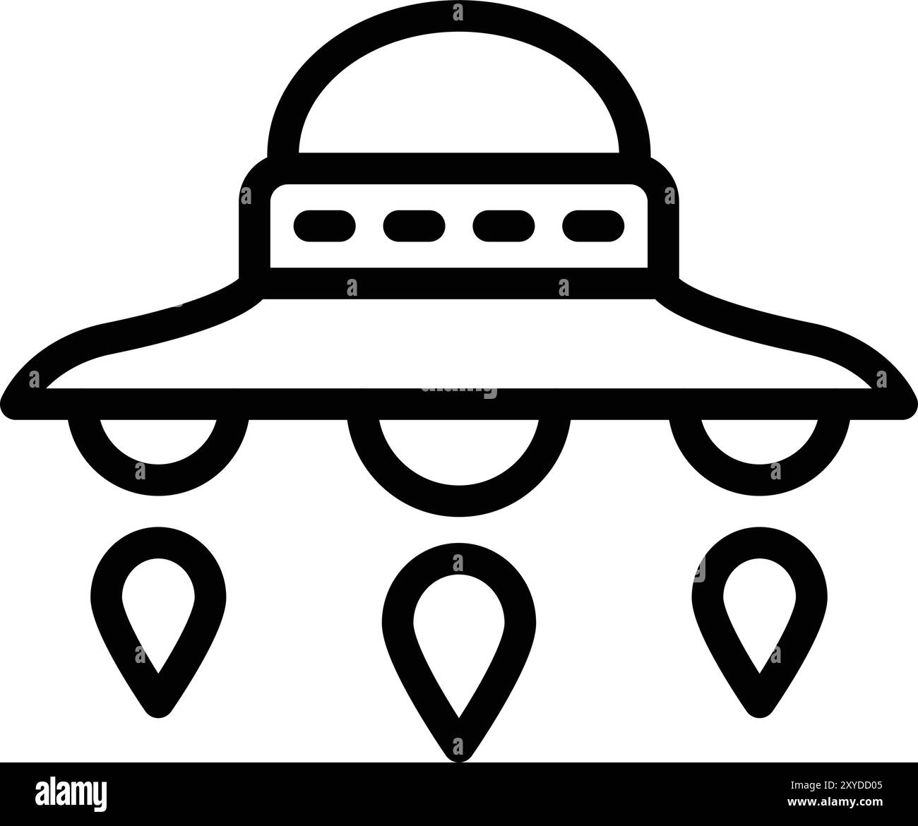 Ufo 1 vector vectors hi-res stock photography and images - Alamy