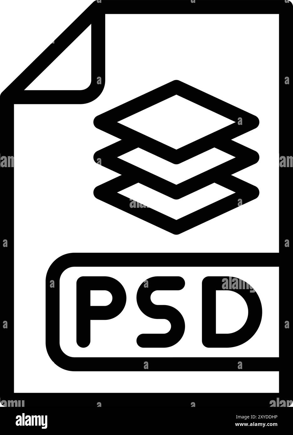 Psd file Vector Icon Design Illustration Stock Vector Image & Art - Alamy