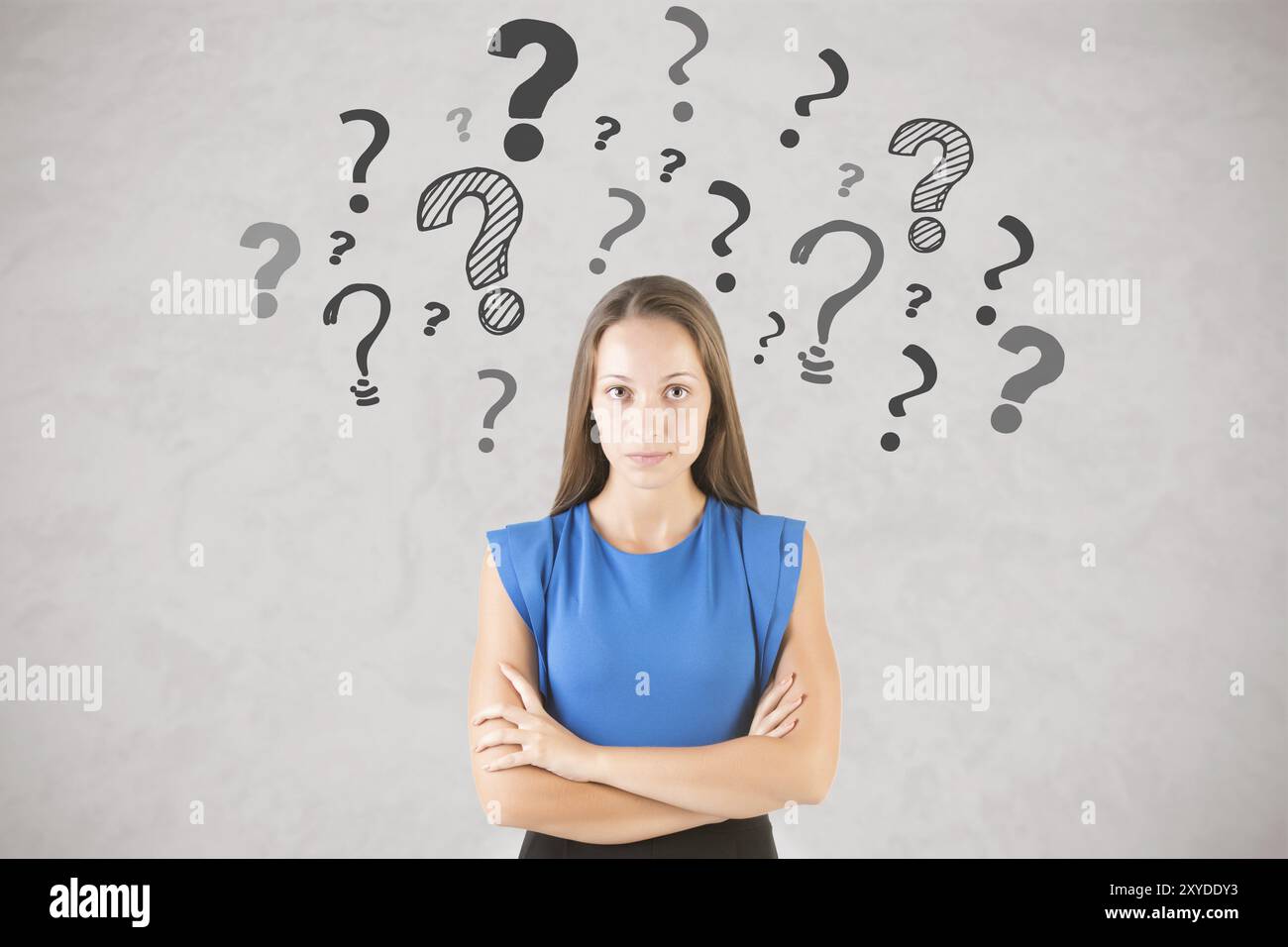 Many question marks thinking hi-res stock photography and images - Alamy