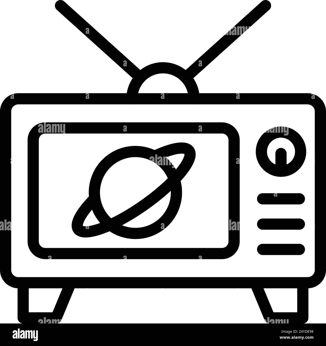 Television Vector Icon Design Illustration Stock Vector Image & Art - Alamy