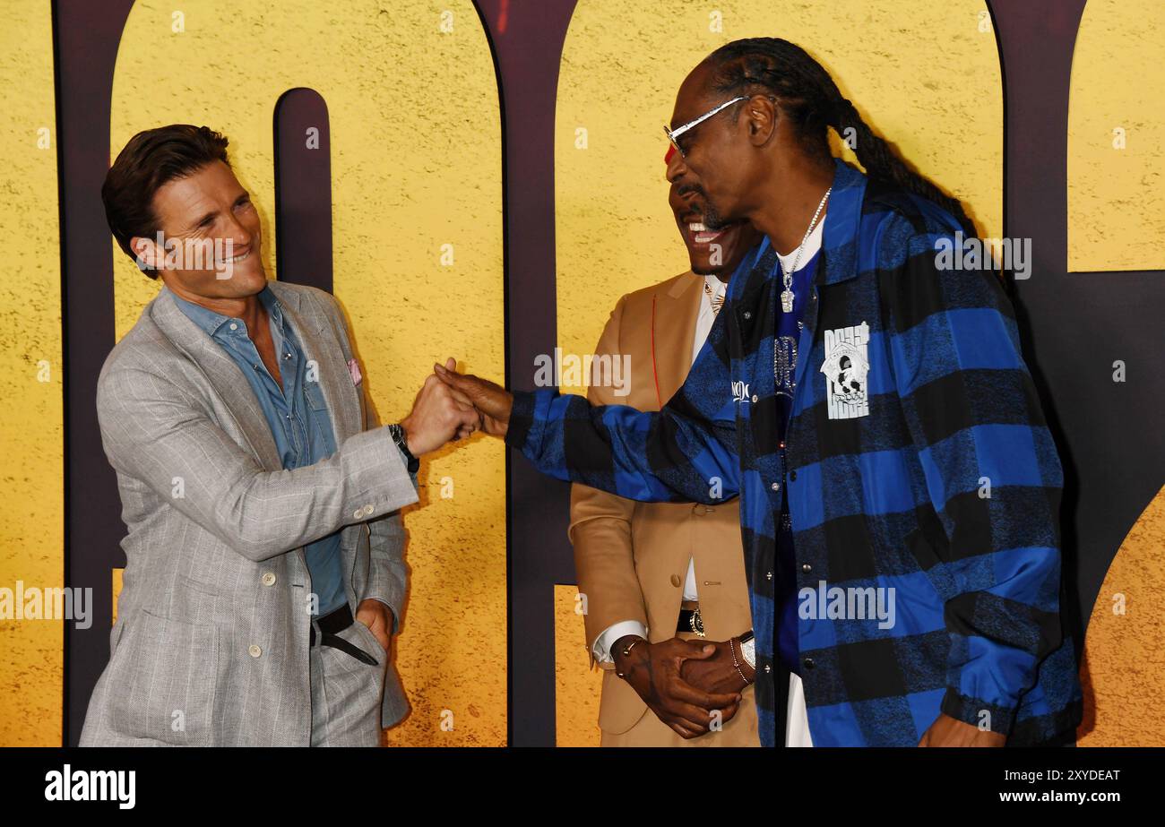 LOS ANGELES, CALIFORNIA - AUGUST 27: (L-R) Scott Eastwood, Tyrese ...