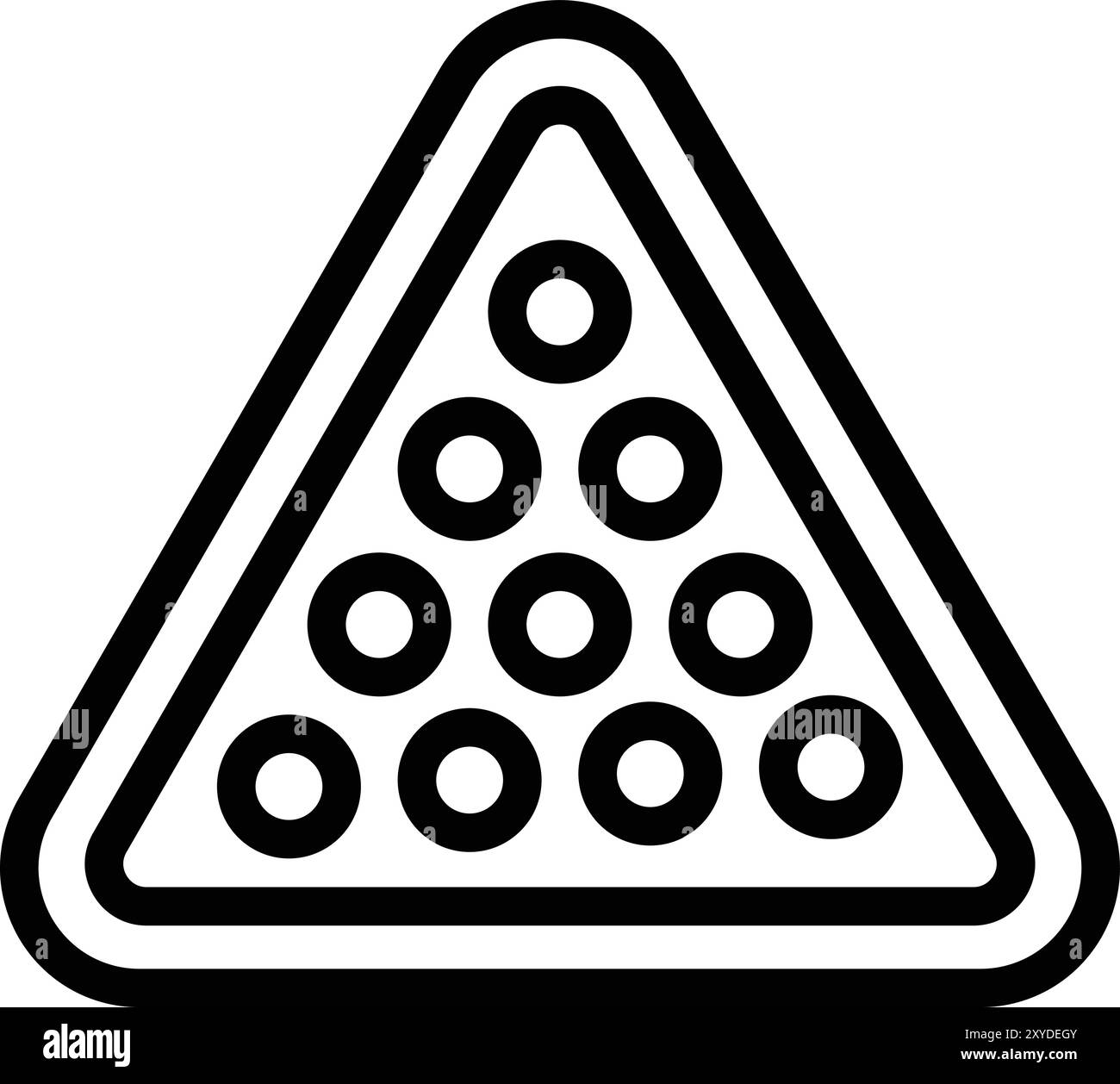 Snooker Vector Icon Design Illustration Stock Vector Image & Art - Alamy