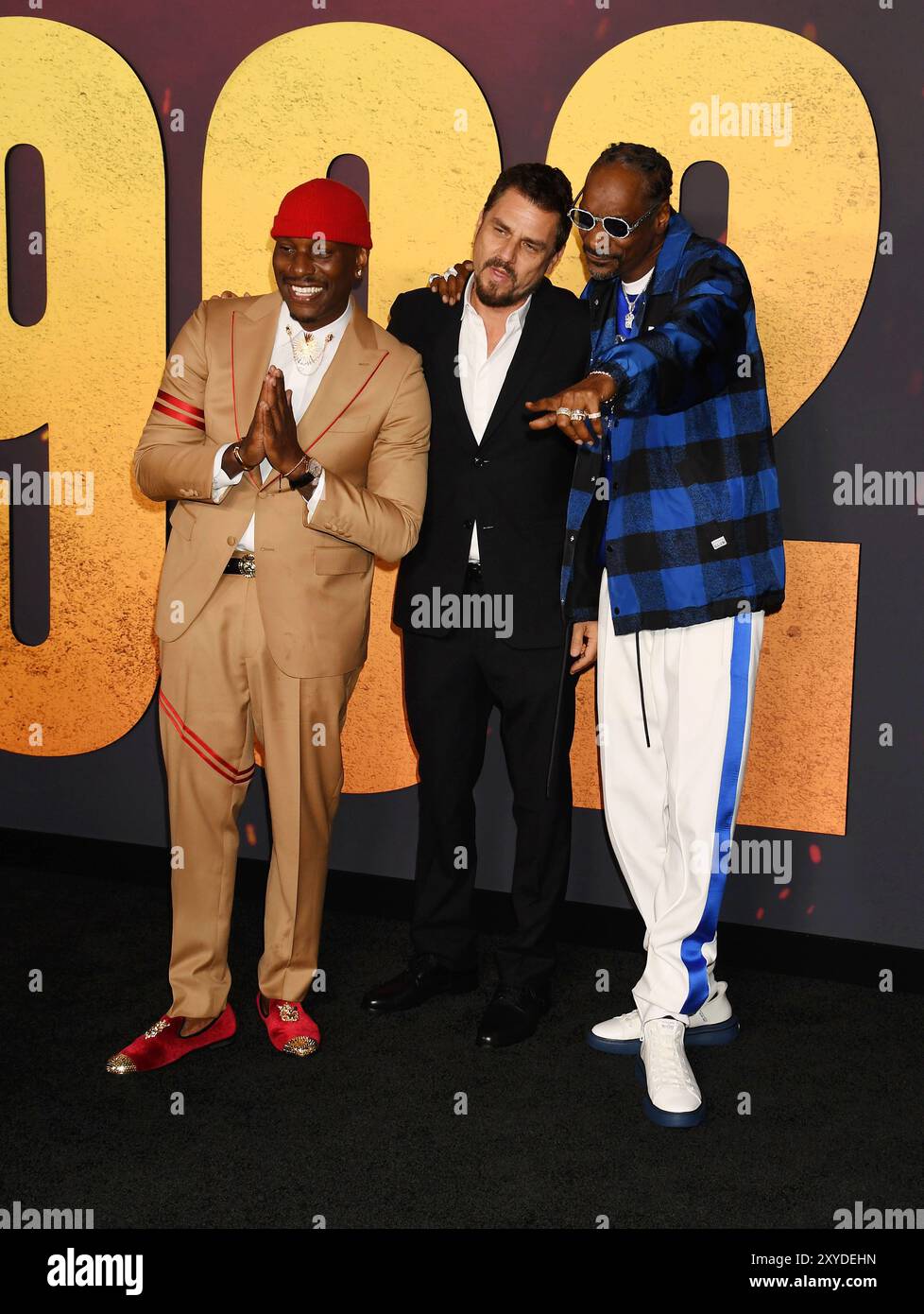 LOS ANGELES, CALIFORNIA - AUGUST 27: (L-R) Tyrese Gibson, Ariel Vromen ...