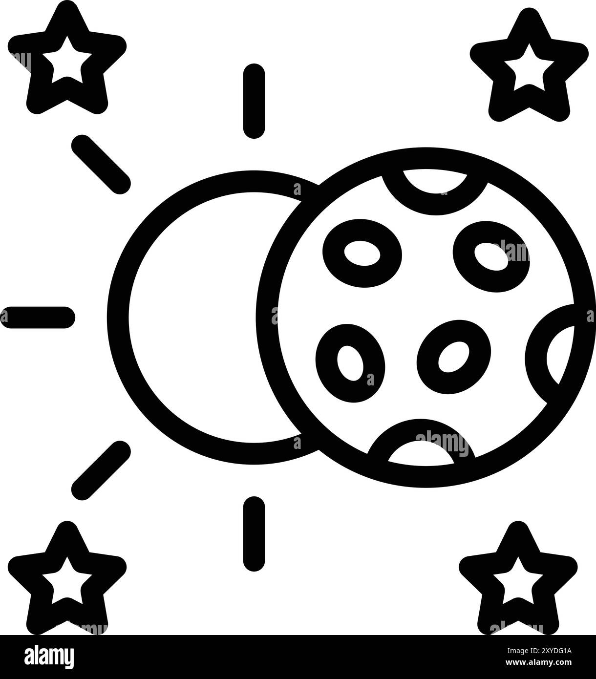 Lunar Vector Icon Design Illustration Stock Vector Image & Art - Alamy