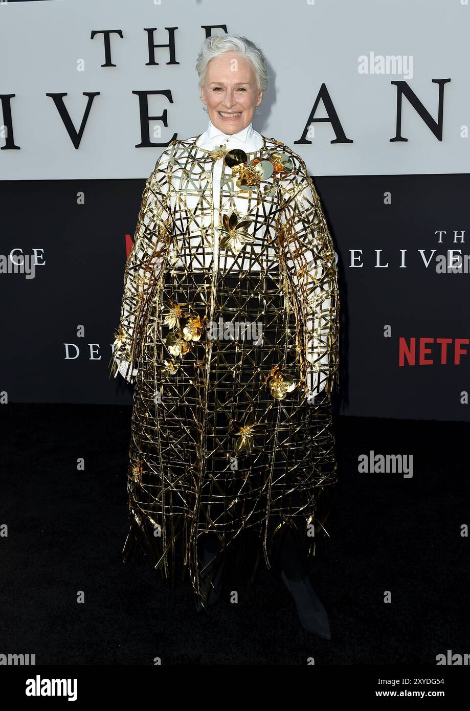 Hollywood, USA. 28th Aug, 2024. Glenn Close arriving to Netflix's “The ...