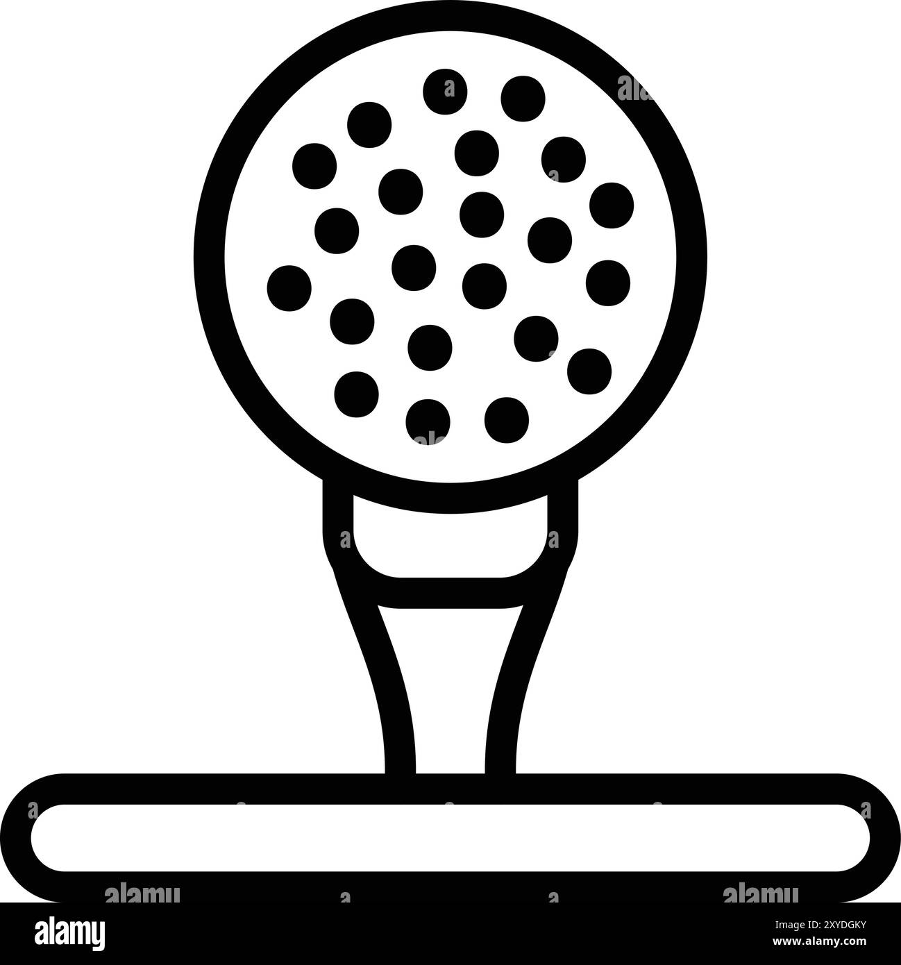 Golf ball clipart Black and White Stock Photos & Images - Alamy