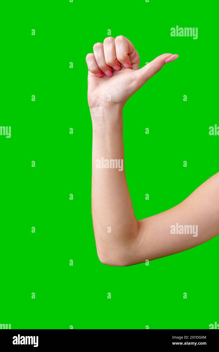 Hand movement green screen hi-res stock photography and images - Alamy