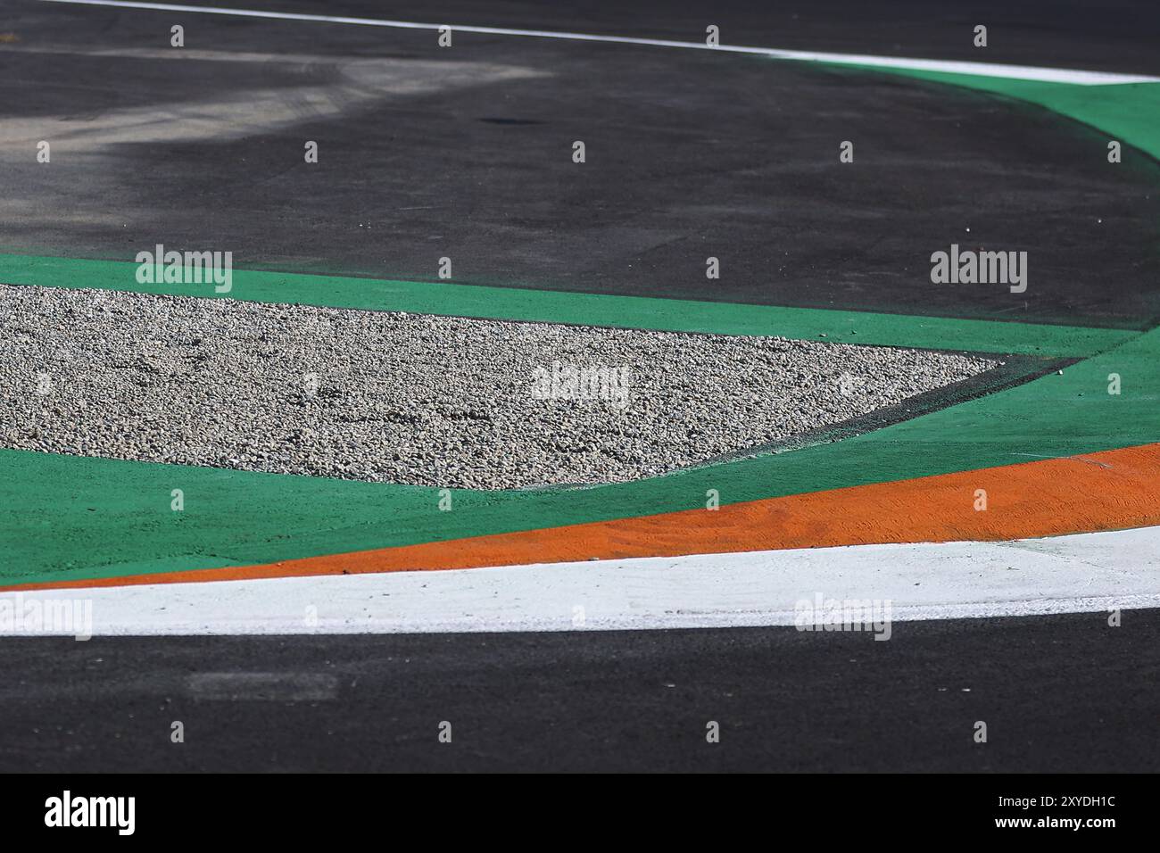 Kerbs, detail, illustration, gravel during the Formula 1 Pirelli Gran ...