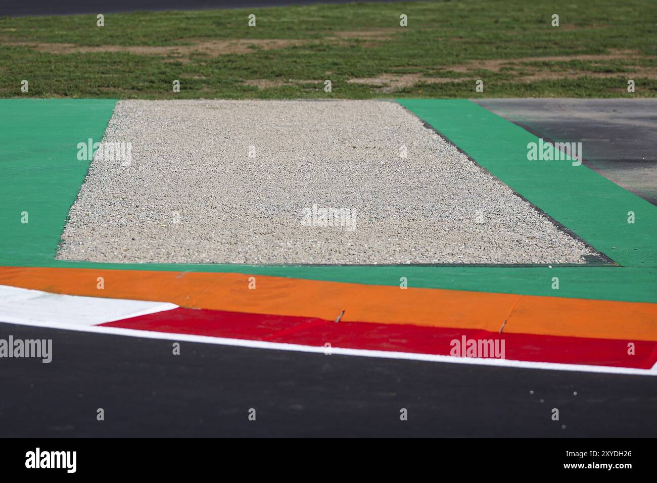 Kerbs, detail, illustration, gravel during the Formula 1 Pirelli Gran ...