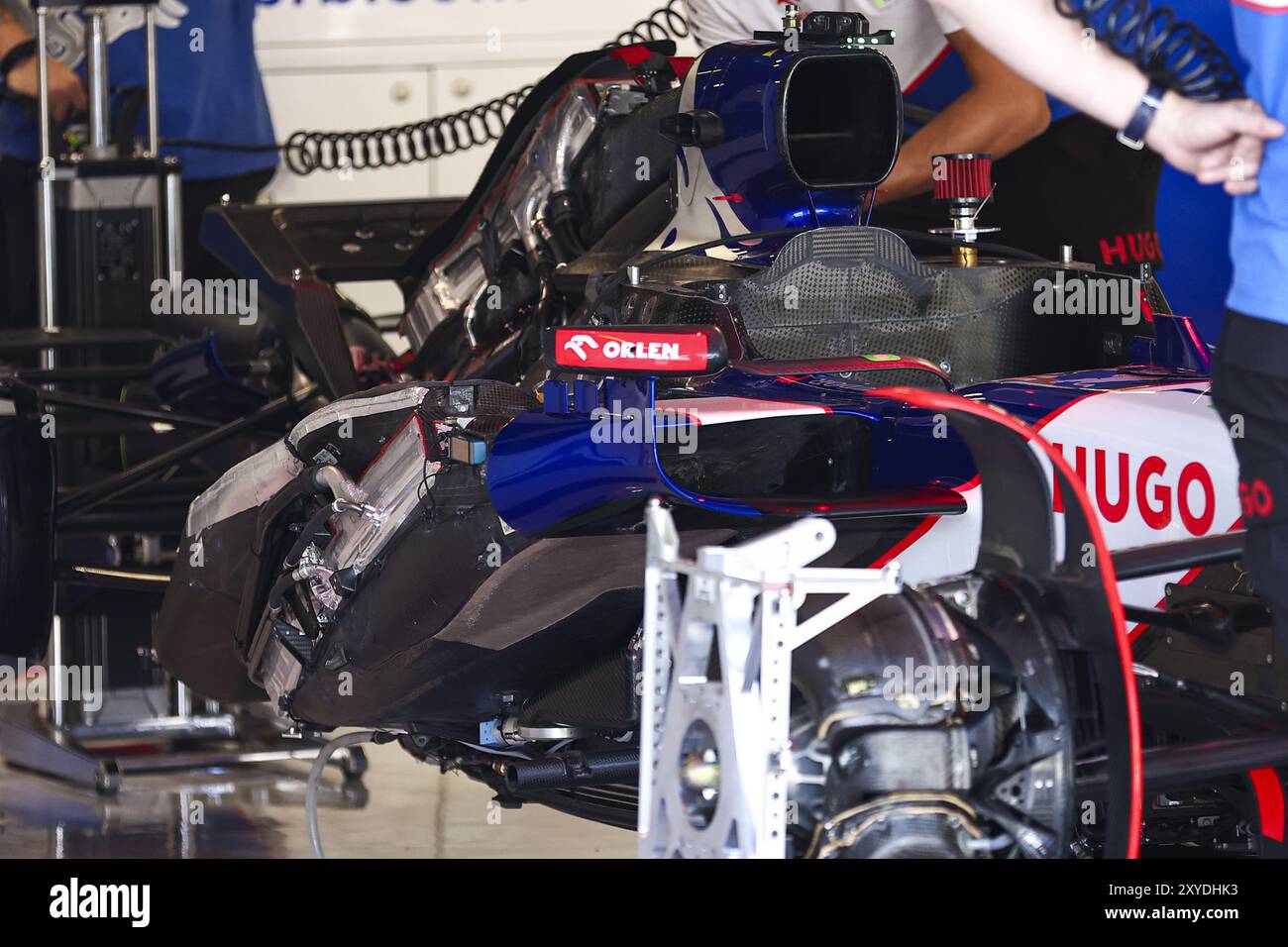 Visa Cash App RB F1 Team VCARB 01, mechanical detail, side pods during ...
