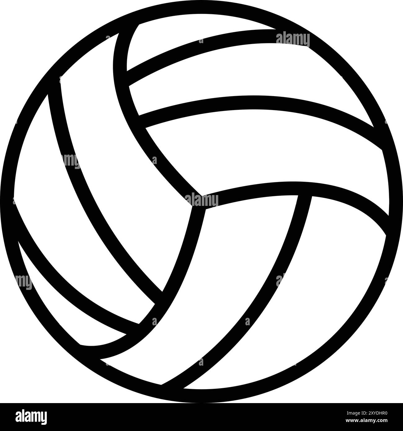 Volleyball Vector Icon Design Illustration Stock Vector Image & Art - Alamy