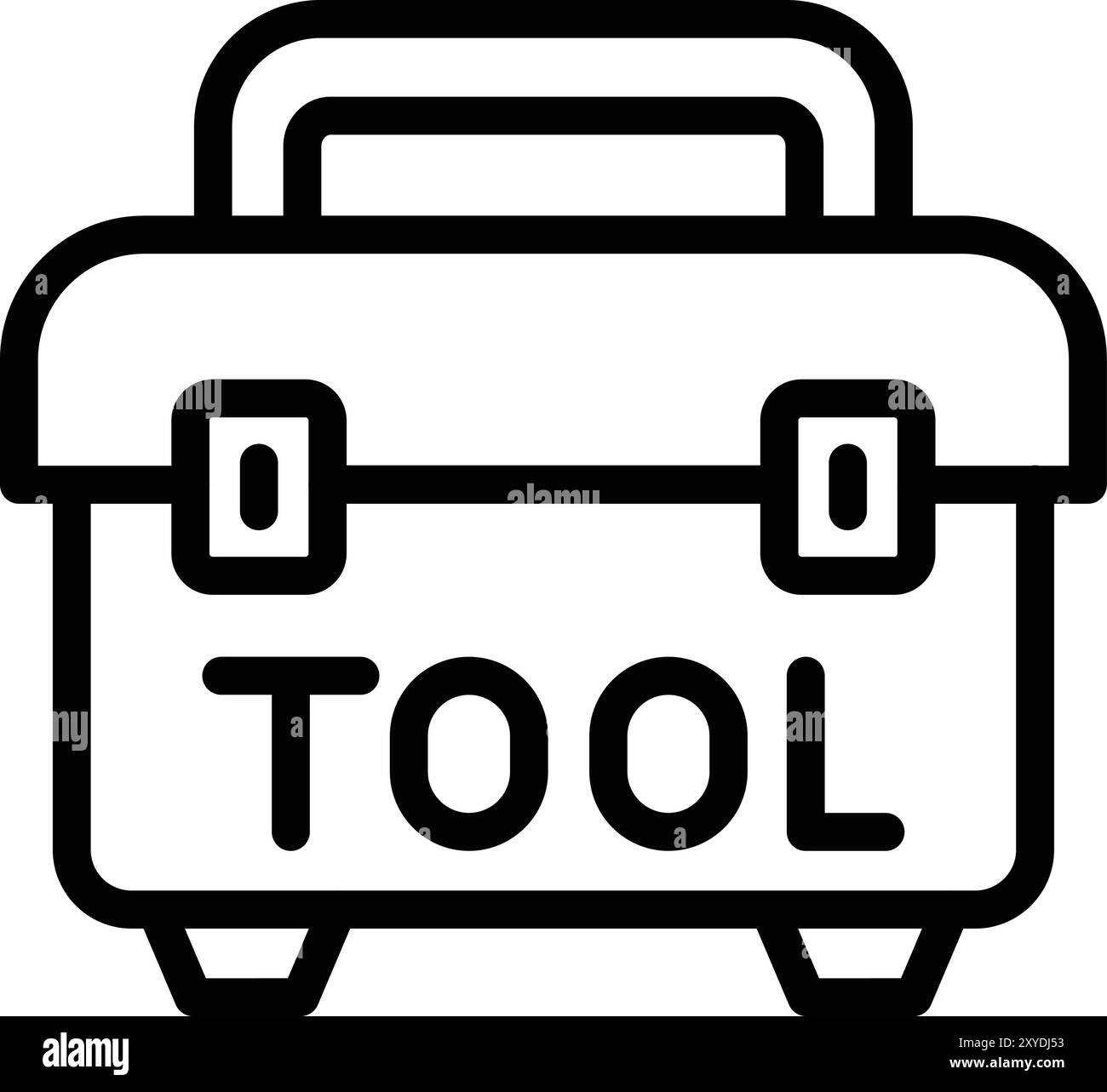 Tool kit icon outline Black and White Stock Photos & Images - Alamy