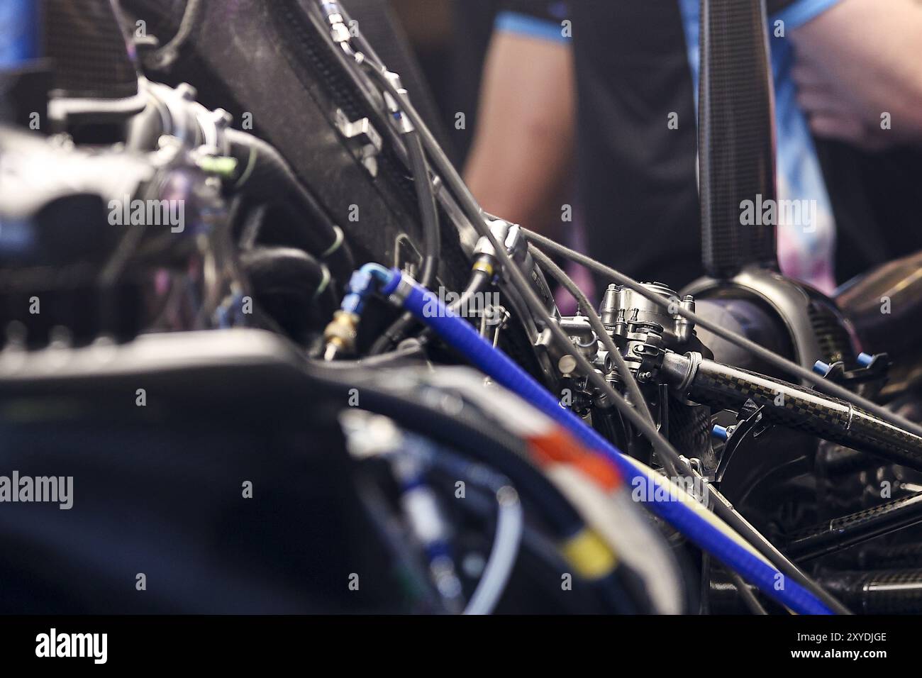Alpine F1 Team A524, mechanical detail rear suspension during the ...