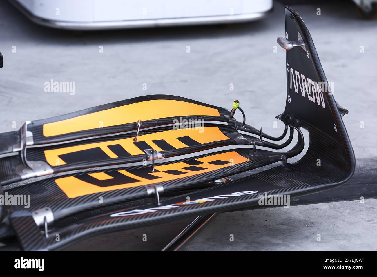 McLaren F1 Team MCL38, mechanical detail front wing during the Formula ...