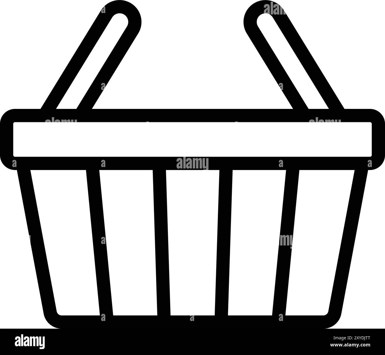 Shopping basket Vector Icon Design Illustration Stock Vector Image ...
