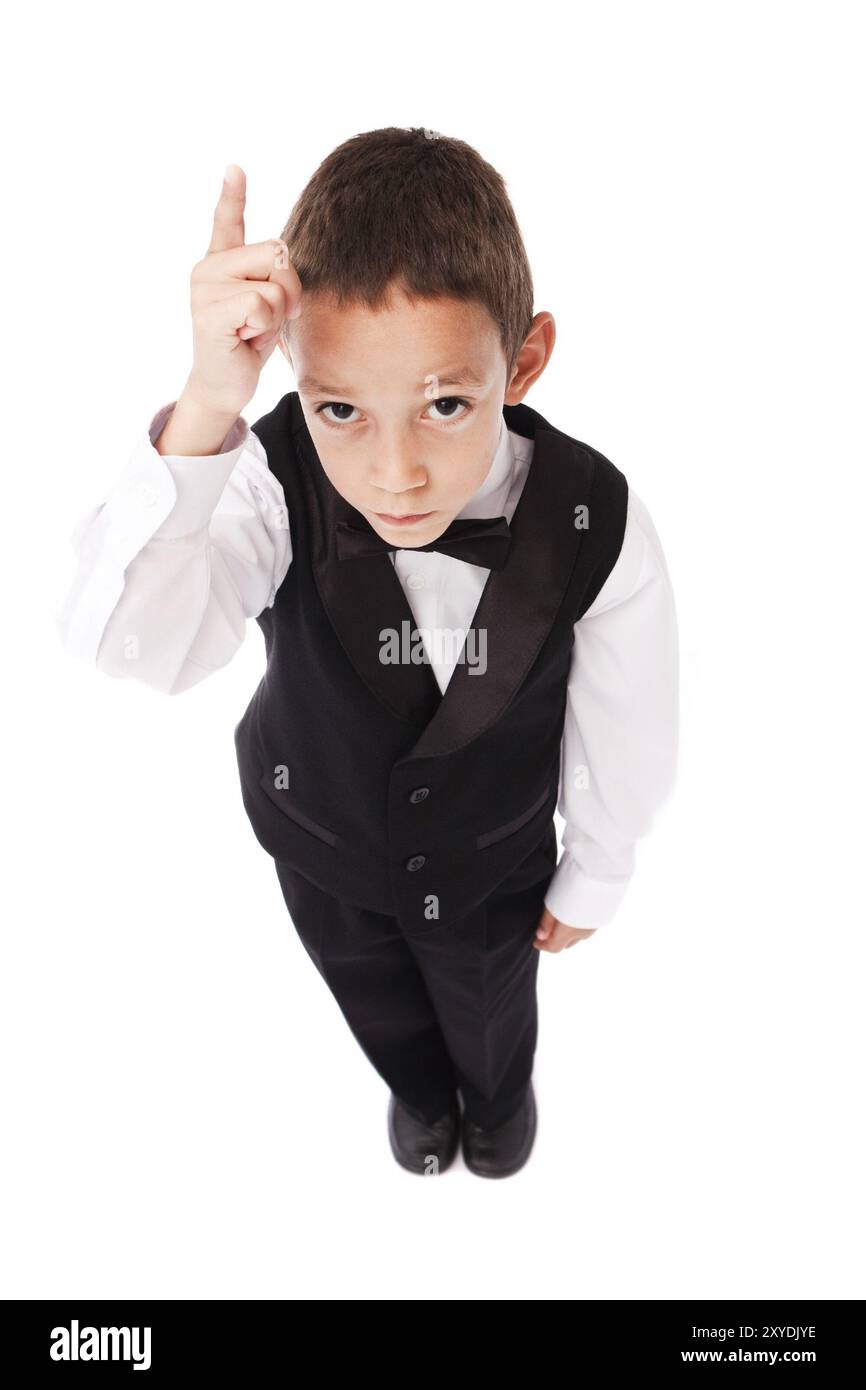 Kids raising hands white background hi-res stock photography and images ...