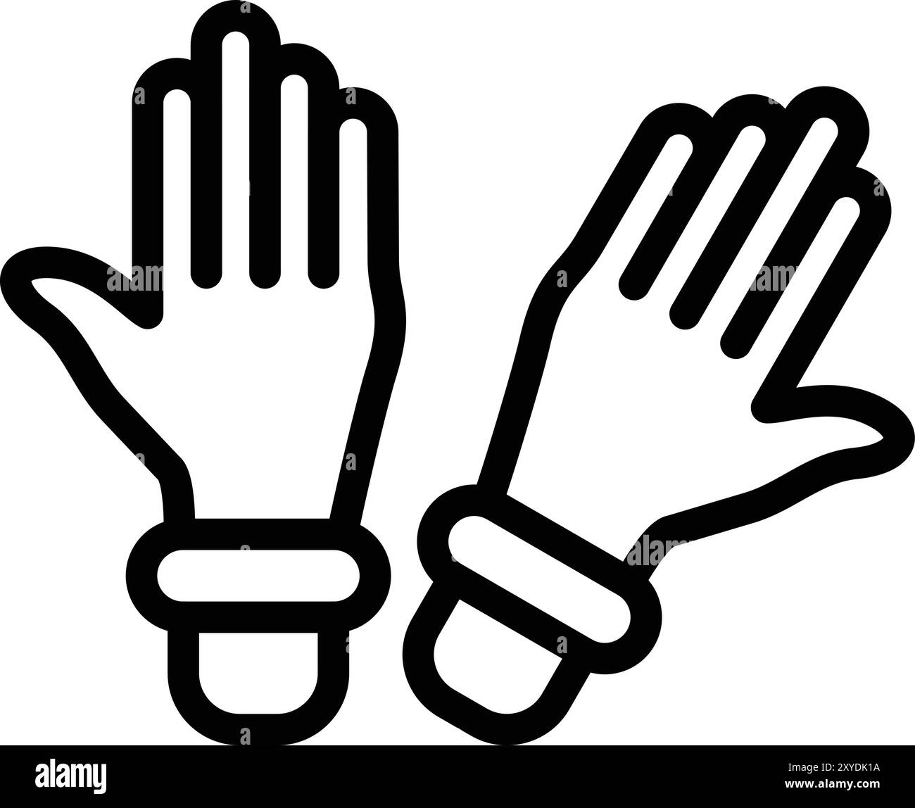 Gloves icon image Stock Vector Images - Alamy