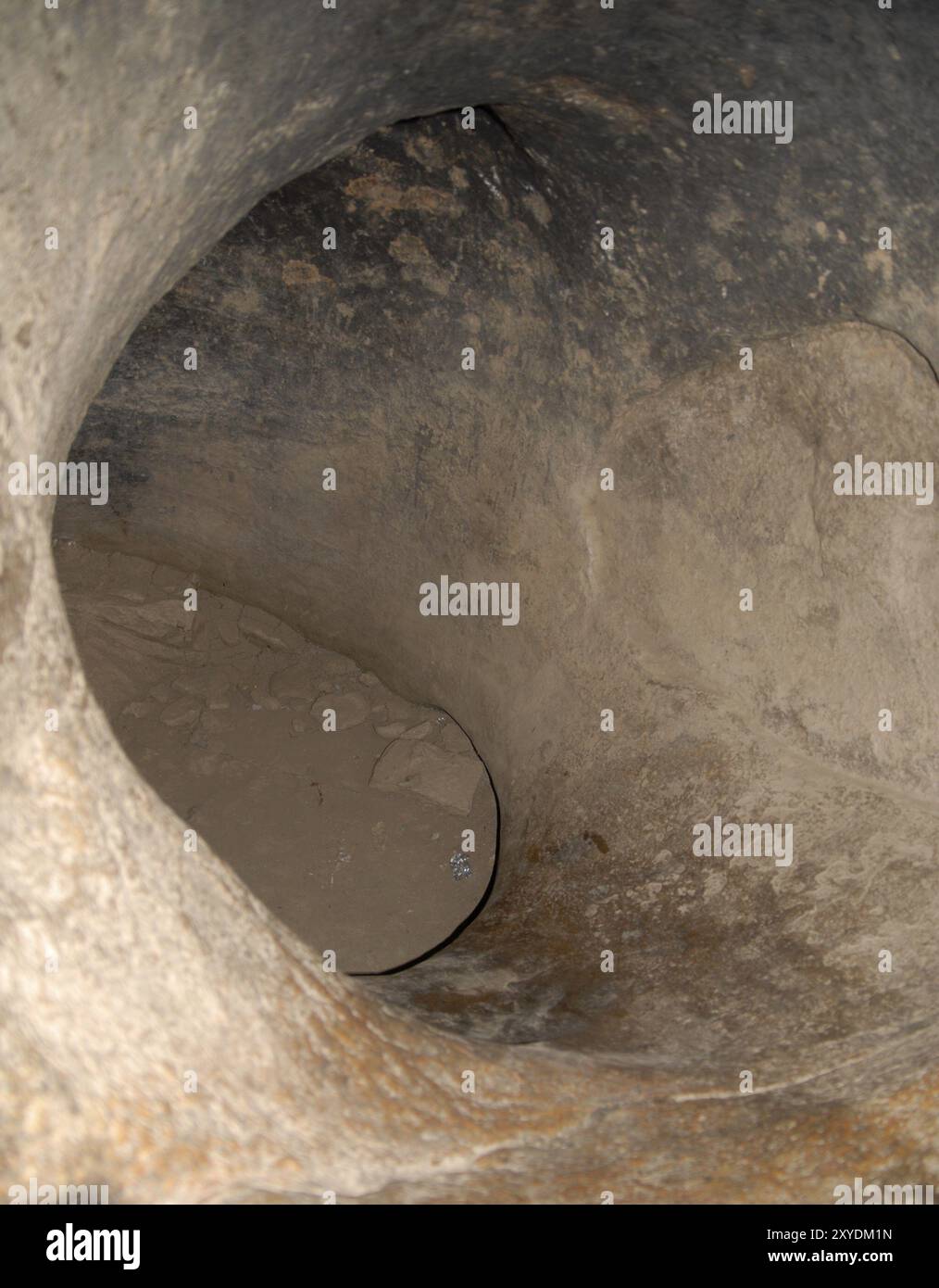 Inside the holy rock, Gom Kora temple, a sacred meditation site of Guru ...