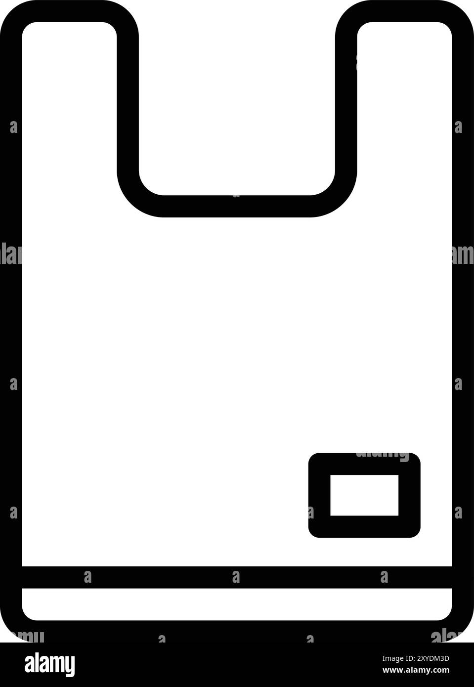 Plastic bag Vector Icon Design Illustration Stock Vector Image & Art ...