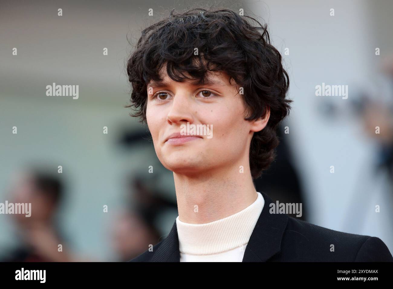 Italy, Lido di Venezia, August 28, 2024: Arthur Conti attends a red ...