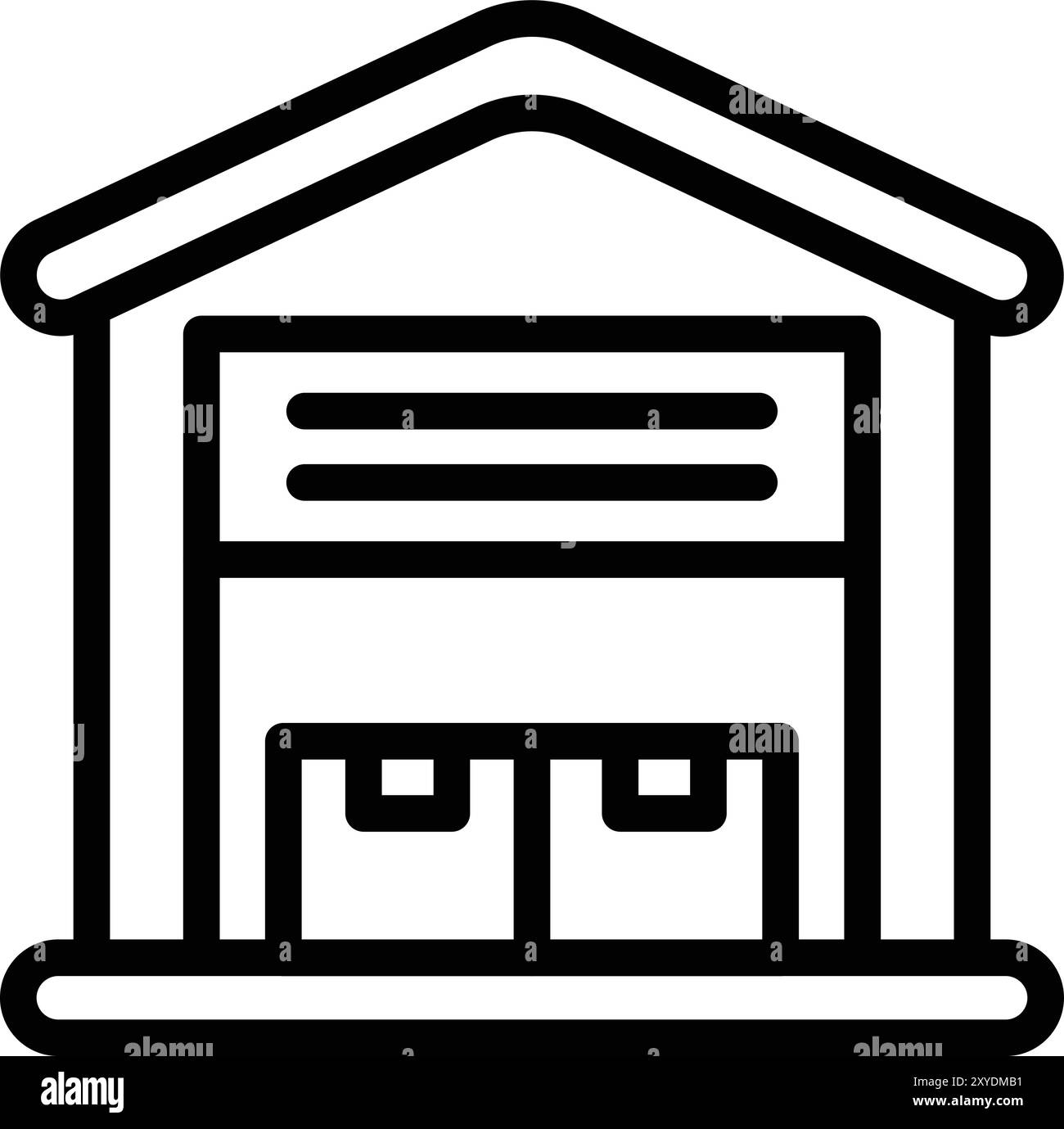 Warehouse image Stock Vector Images - Alamy