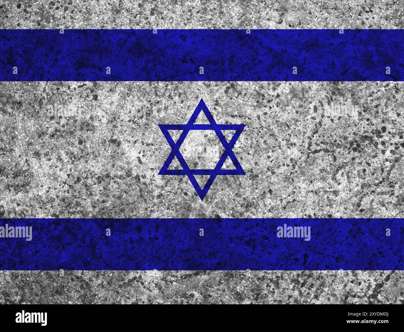 Israel flag with texture on a background Stock Photo - Alamy
