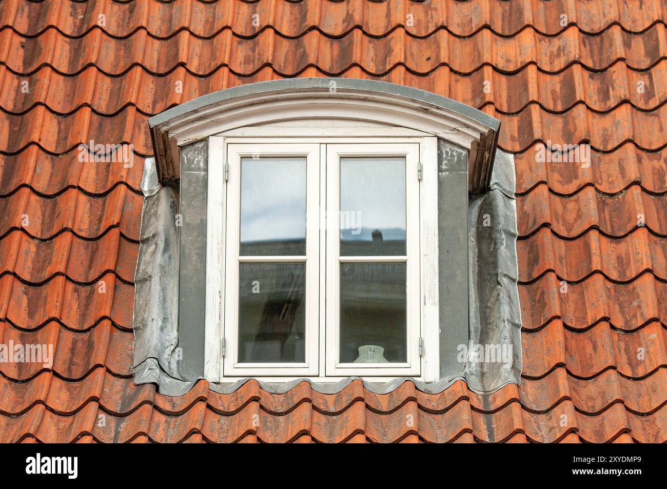 Dormer window in a roof, Roskilde, Denmark Stock Photo - Alamy