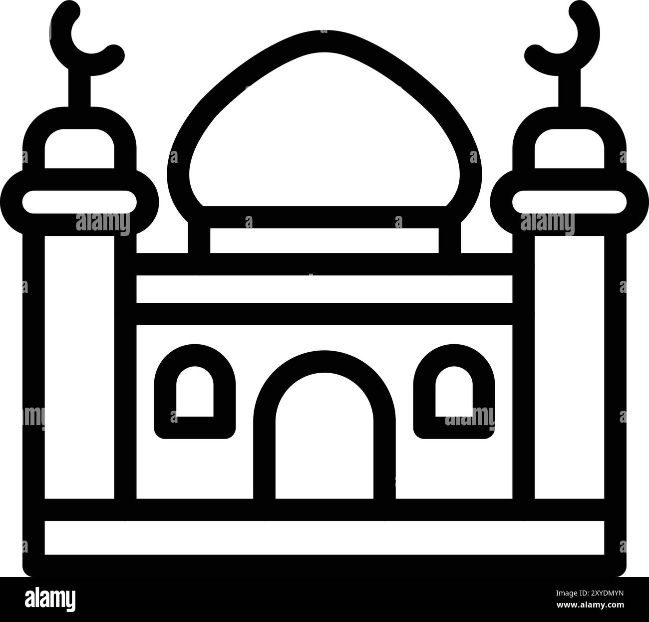 Minaret vector vectors Black and White Stock Photos & Images - Alamy