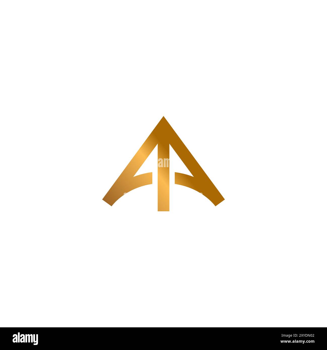 Letter AA Logo Design. Arrow Logo Stock Vector Image & Art - Alamy