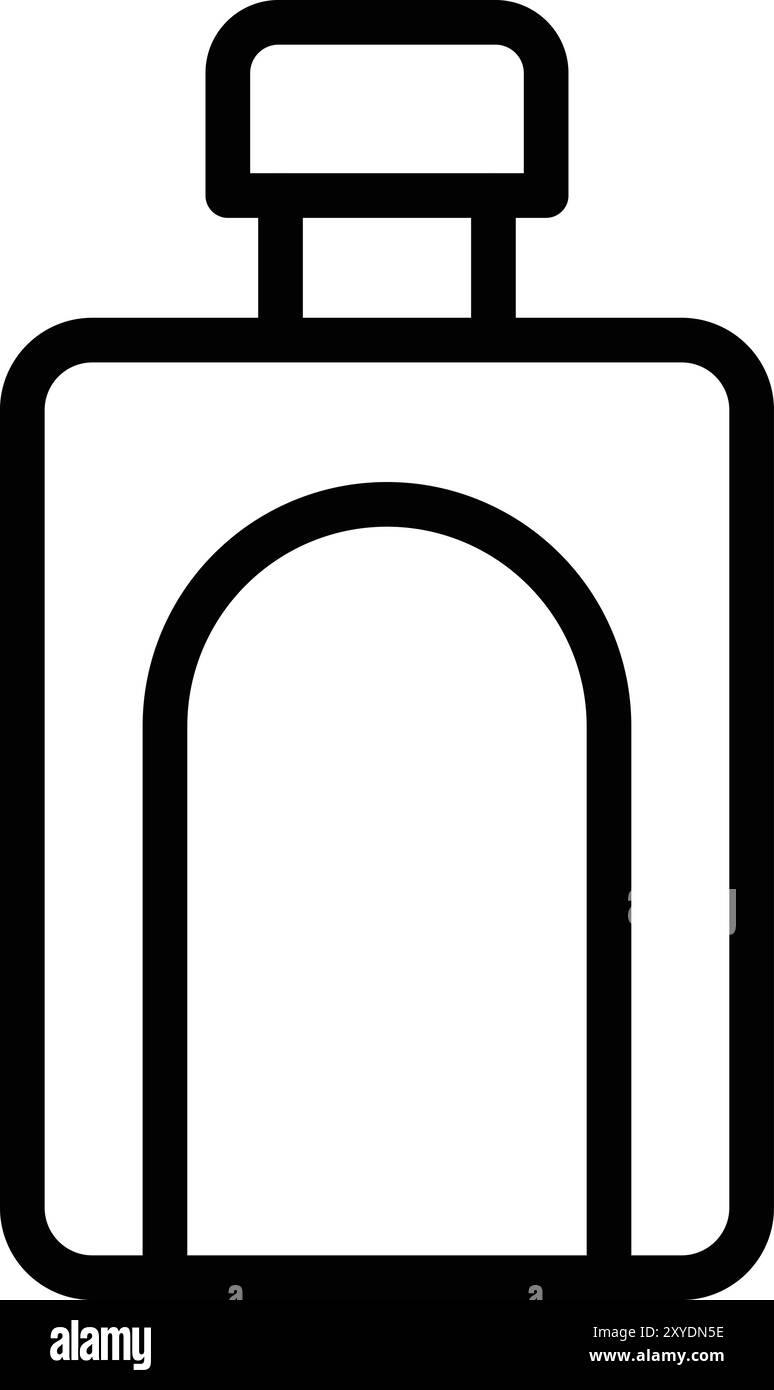 Vector concept illustration perfume Black and White Stock Photos ...