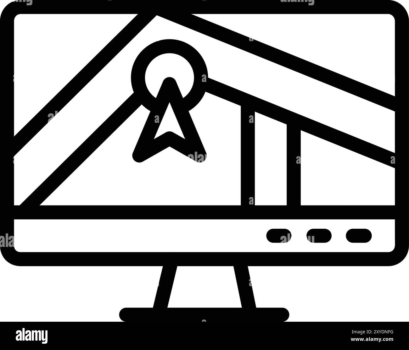 Gps navigator Black and White Stock Photos & Images - Alamy